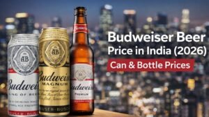 Budweiser Beer Price in India (2026): City-Wise Rates, Can & Bottle ...